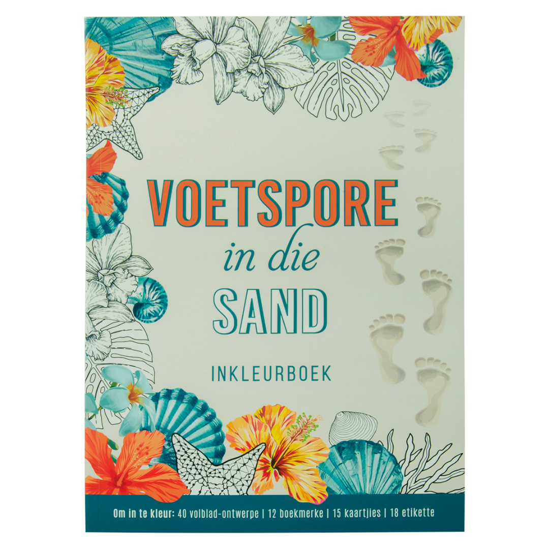 Inkleur Boek Voetspore In Die Sand | SU Books | Buy Christian Books ...